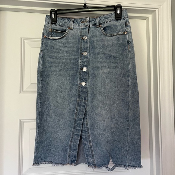 wild fable | Skirts | Wild Fable Denim Midi Skirt | Poshmark